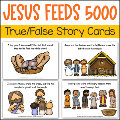 Jesus Feeds 5000: Bible Story Activities - PreKinders Preschool Activities