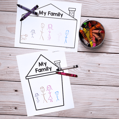 Family Theme Literacy Activities for Centers and Small Group ...