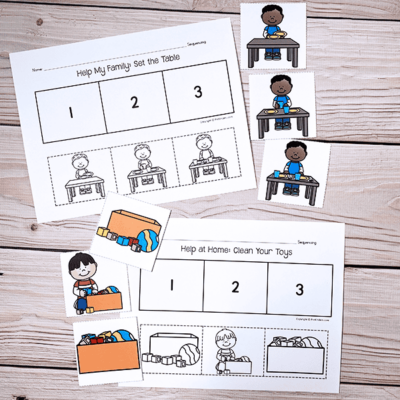 Family Theme Literacy Activities for Centers and Small Group ...