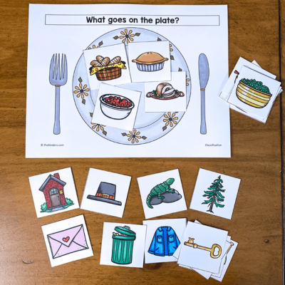 Thanksgiving Math Activities for Preschool - PreKinders Preschool ...