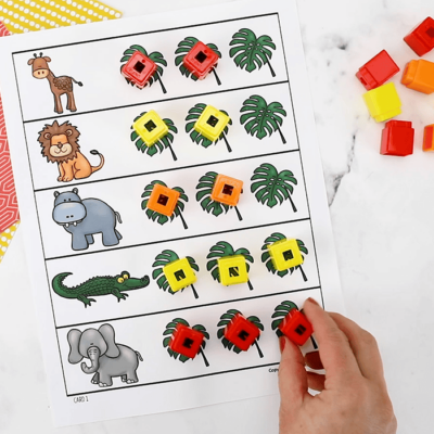 Wild Animal Safari Theme Literacy Activities for Centers and Small ...