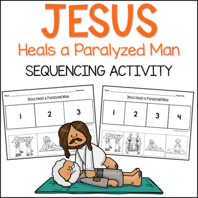 Jesus Heals a Paralyzed Man: Bible Story Activities - PreKinders ...