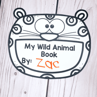 Wild Animal Safari Theme Literacy Activities for Centers and Small ...