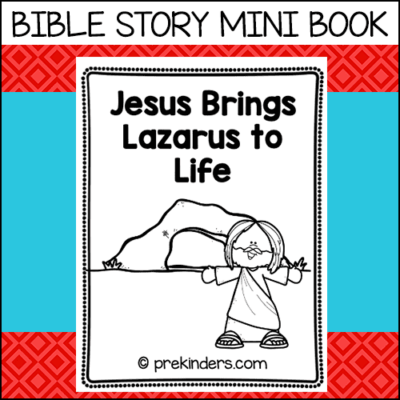 Lazarus Lives Again: Bible Story Activities - PreKinders Preschool ...