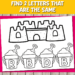 Summer Alphabet Game for Preschoolers - PreKinders Preschool Activities