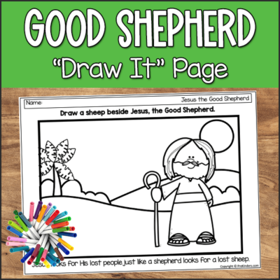 Jesus the Good Shepherd: Bible Story Activities - PreKinders Preschool ...