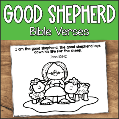 Jesus the Good Shepherd: Bible Story Activities - PreKinders Preschool ...