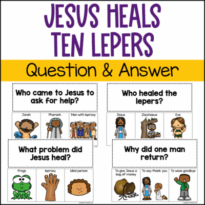 Jesus Heals Ten Lepers: Bible Story Activities - PreKinders Preschool ...